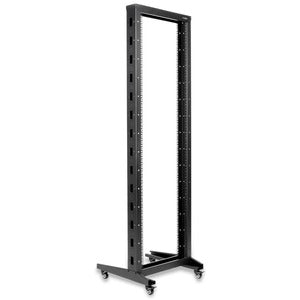 SolidRack 2-Post 42U Server Rack with Casters | PEGASUSS