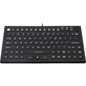 DSI WATERPROOF IP68 SILICONE COMPACT KEYBOARD W/ MOUSE POINTER, BACKLI