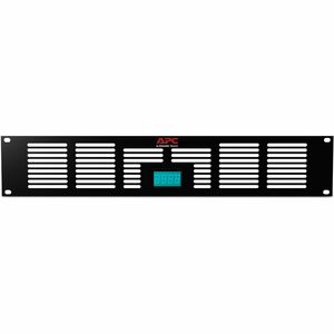 NetShelter 2U Vent Panel with Temperature Display for 2U Rack Fan Pane